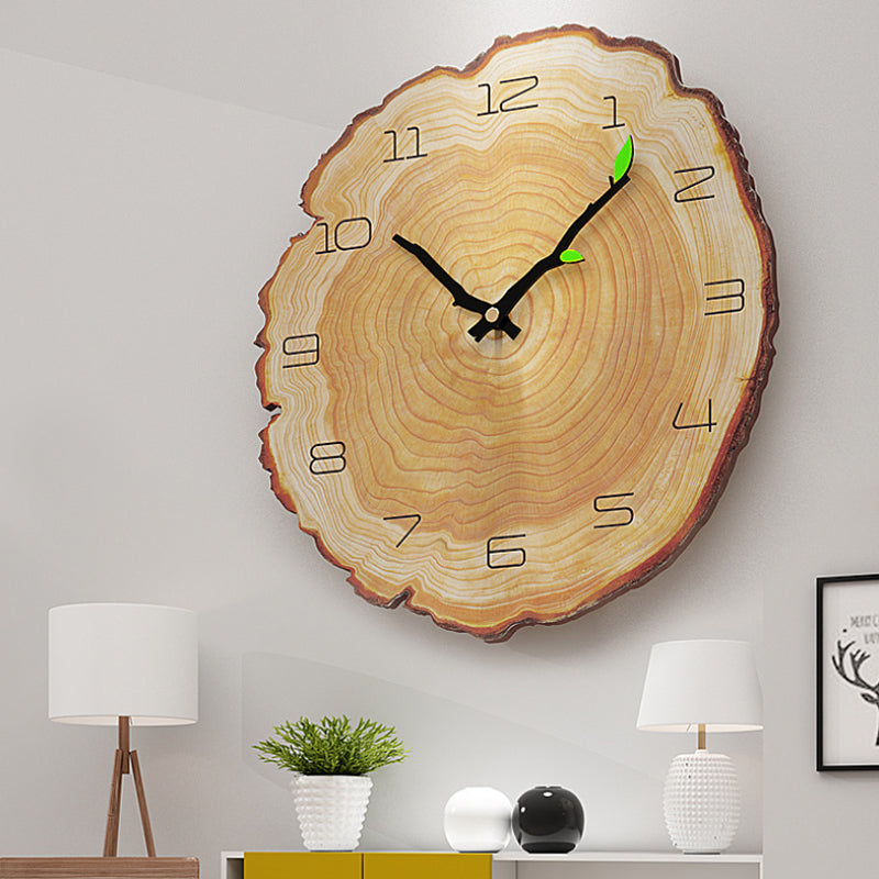 Wooden Annual Rings Wall Clock – kumocos
